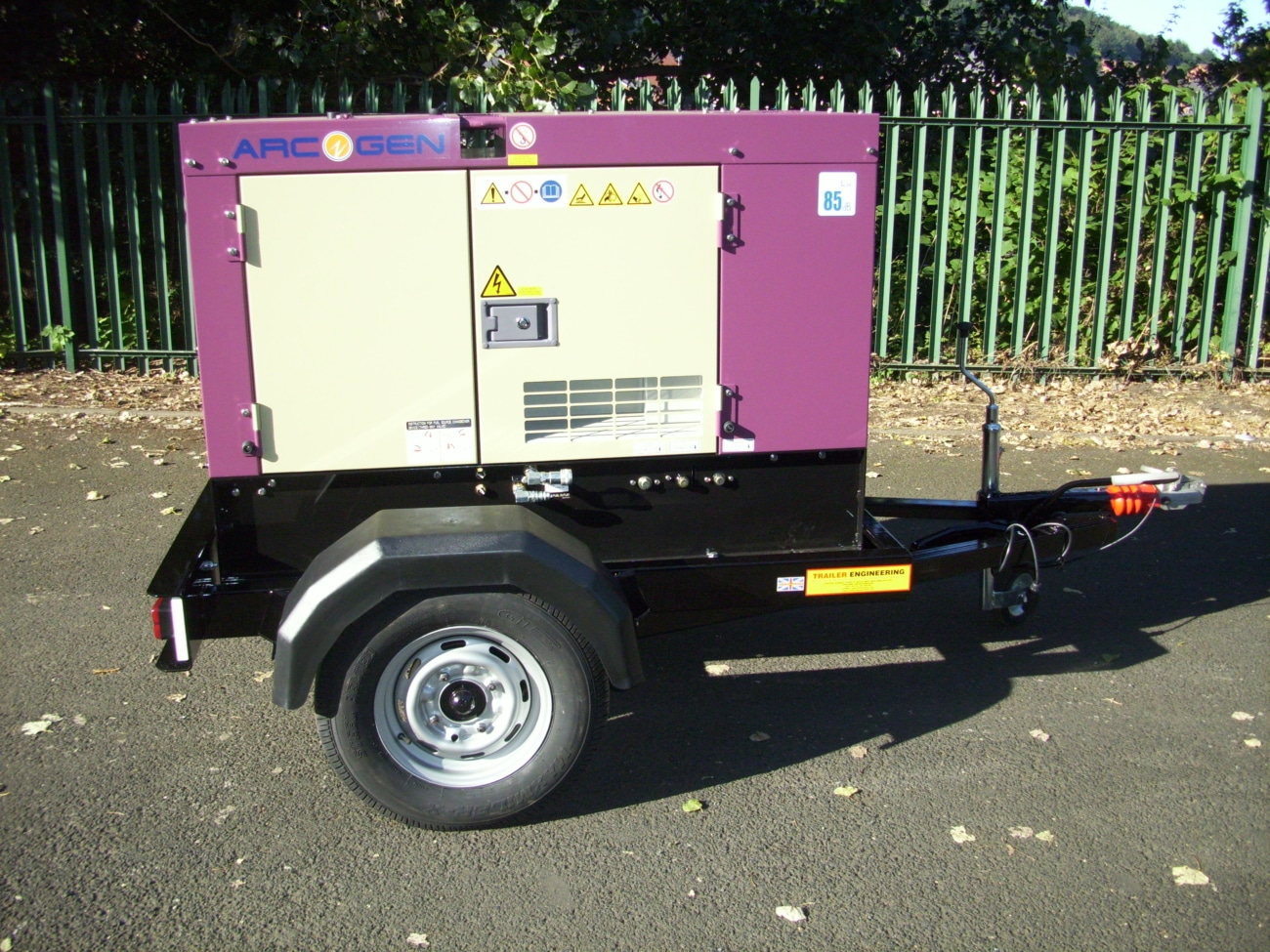 Bespoke Generator Trailer - Trailer Engineering