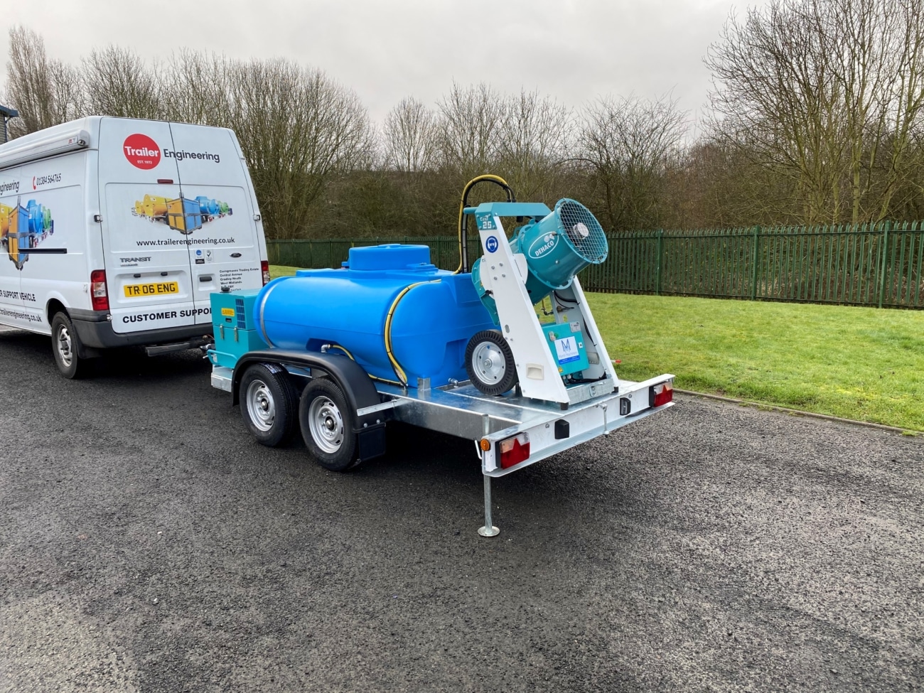 Custom 1125L Twin Axle Water Bowser with Dust Cannon Case Study