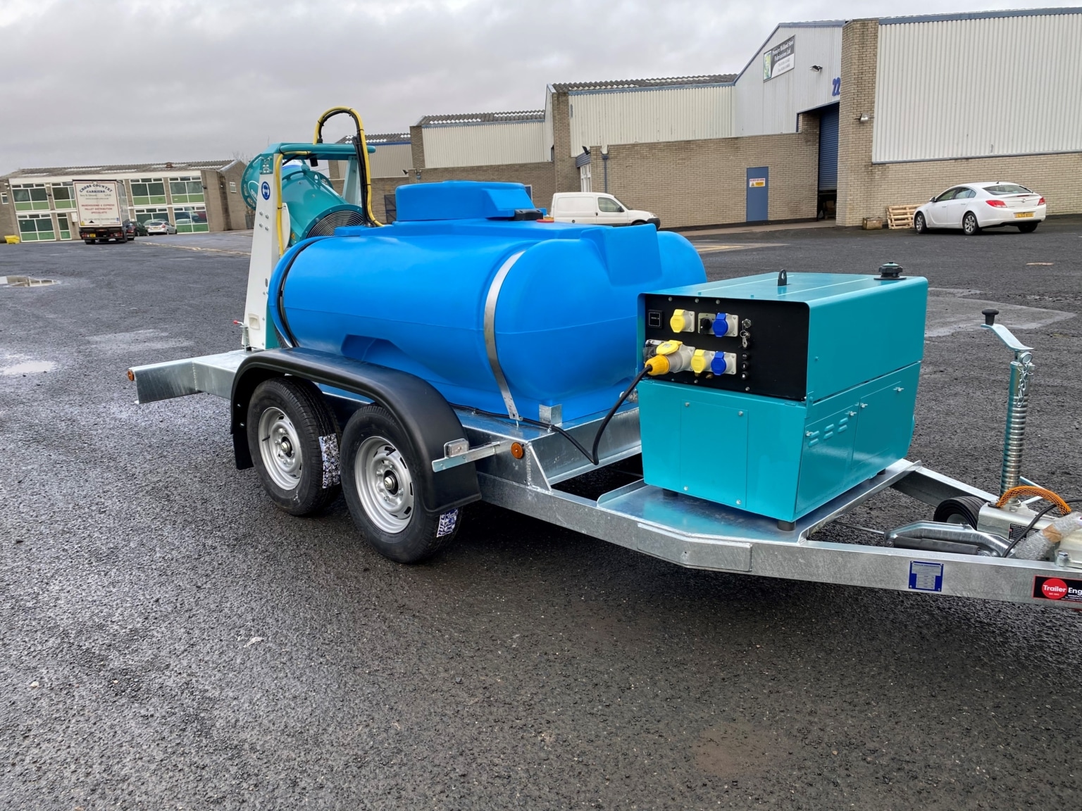 Custom 1125L Twin Axle Water Bowser with Dust Cannon Case Study