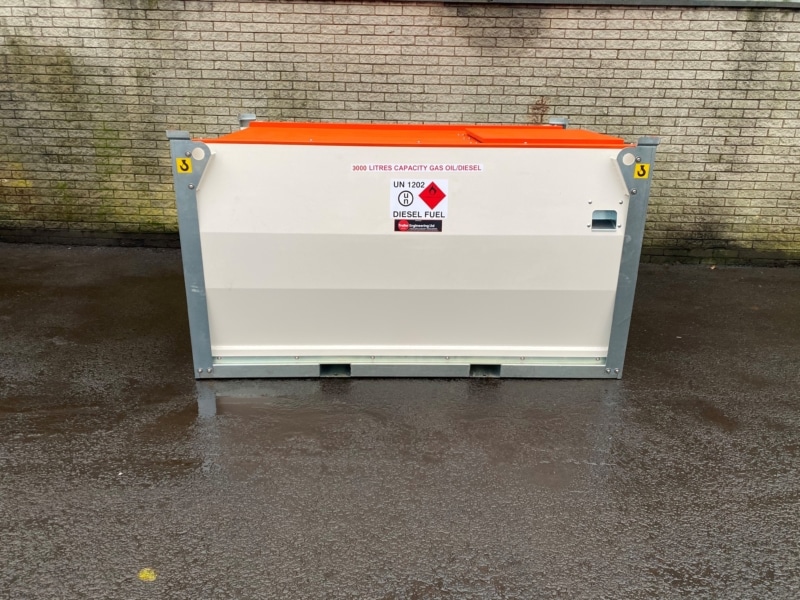 3000 Litre U.N. Certified Bunded Fuelcube For Sale - Trailer Engineering