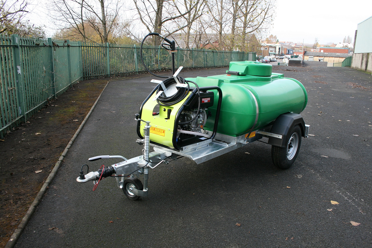 1125 Litre 3000psi Pressure Washer Single Axle GB Highway Bowser ...