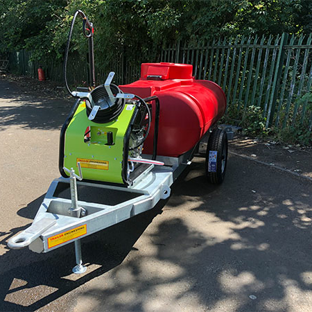 2000 Litre Highway Tow Water Bowser C/W 3000psi Diesel Yanmar Pressure ...