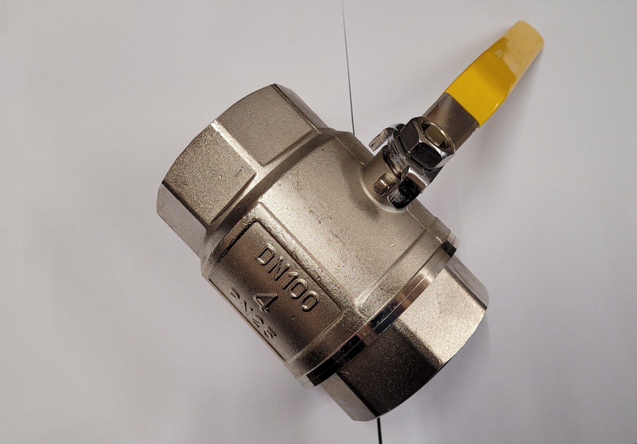 4" Brass Ball Valve Gas Approved - Trailer Engineering