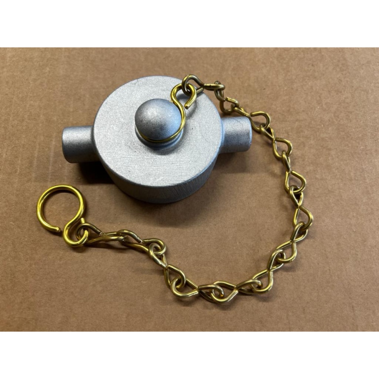 2" Aluminium Filler Cap & Chain - Trailer Engineering