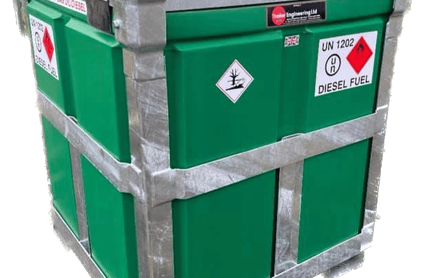 950 Litre U.N. Approved Bunded Diesel Polycube / Fuelcube - Trailer ...