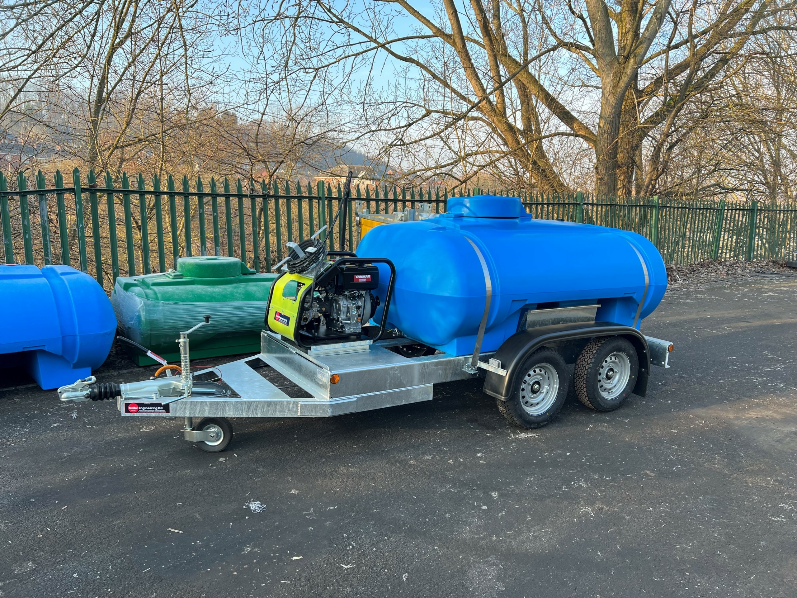 2000 Litre 3000psi Pressure Washer GB Highway Bowser - Trailer Engineering