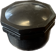 Black 2" BSP Blanking Plug - Trailer Engineering