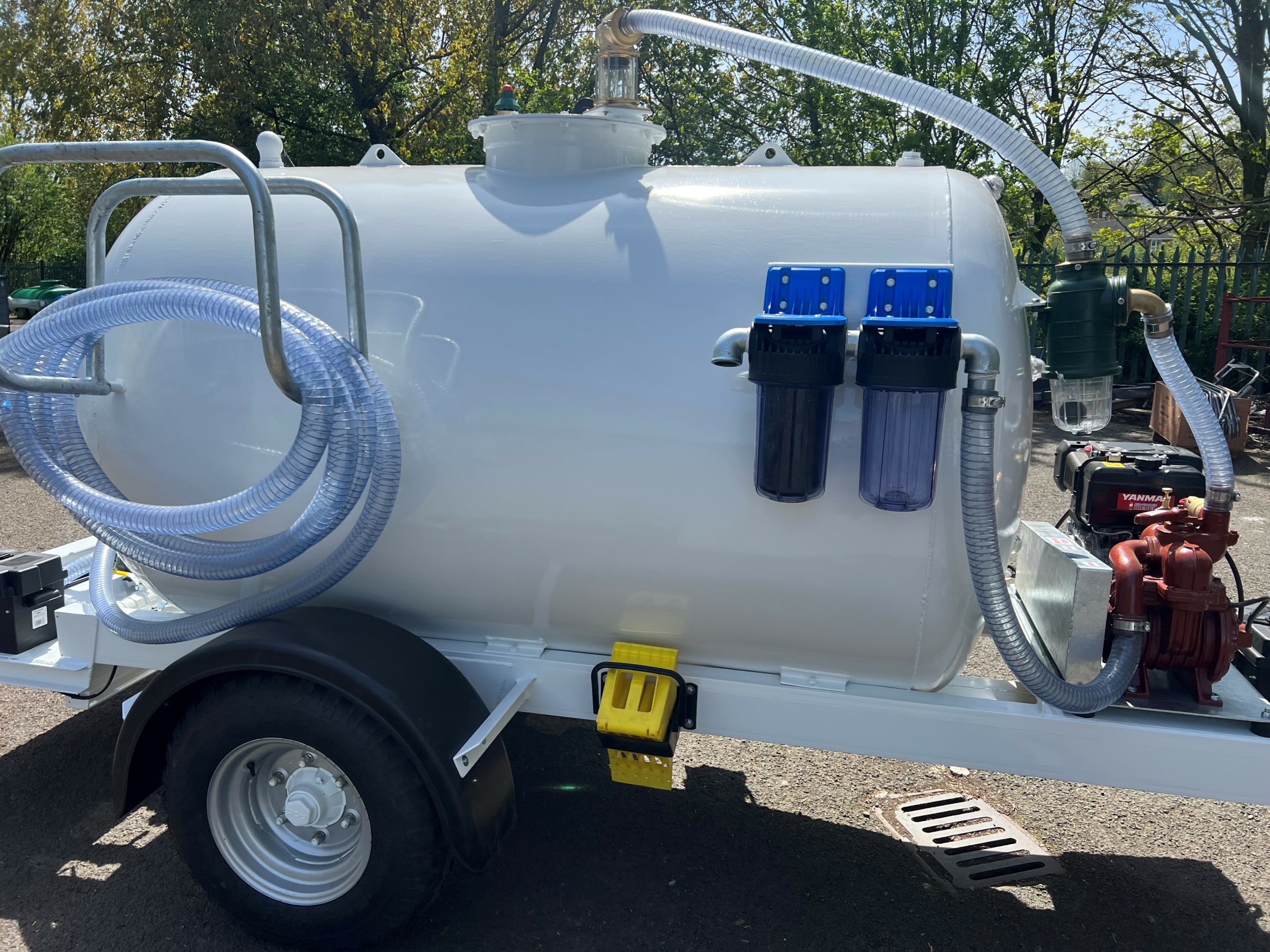 3000 Litre Vacuum Tanker C/W 2" Centrifugal Trash Pump - Trailer ...