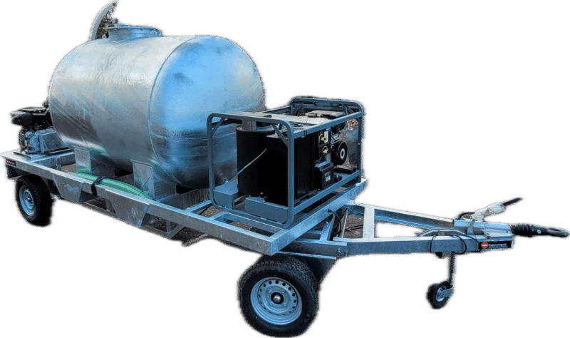 3000L Combination Hotwasher & Vacuum Tanker For Sale