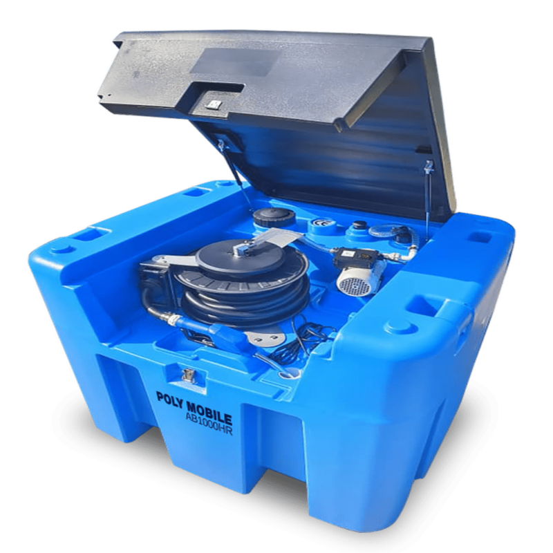 Polymobile 1000L Adblue Tank With Hose Reel | Trailer Engineering