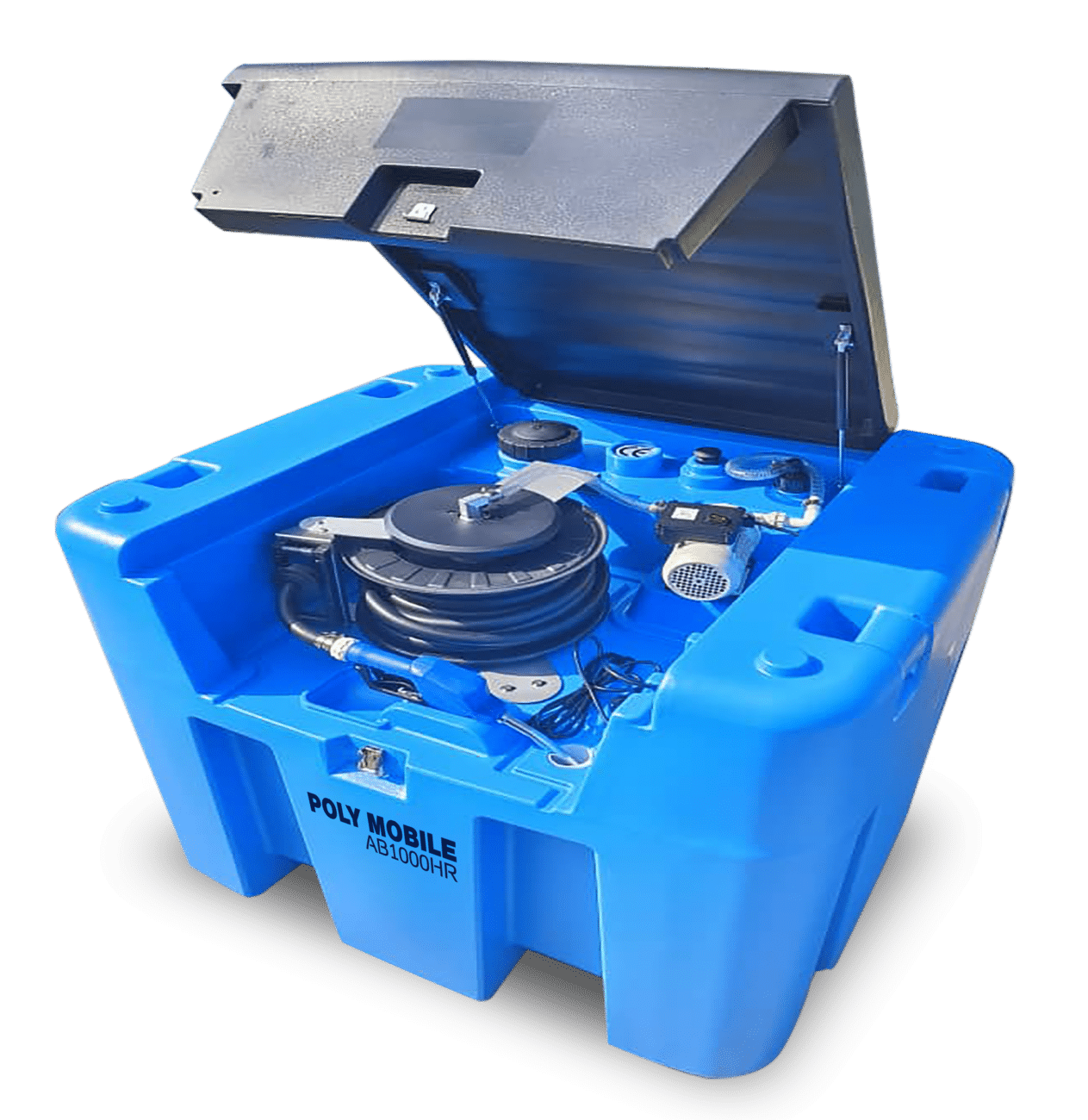 Polymobile 1000L Adblue Tank With Hose Reel | Trailer Engineering