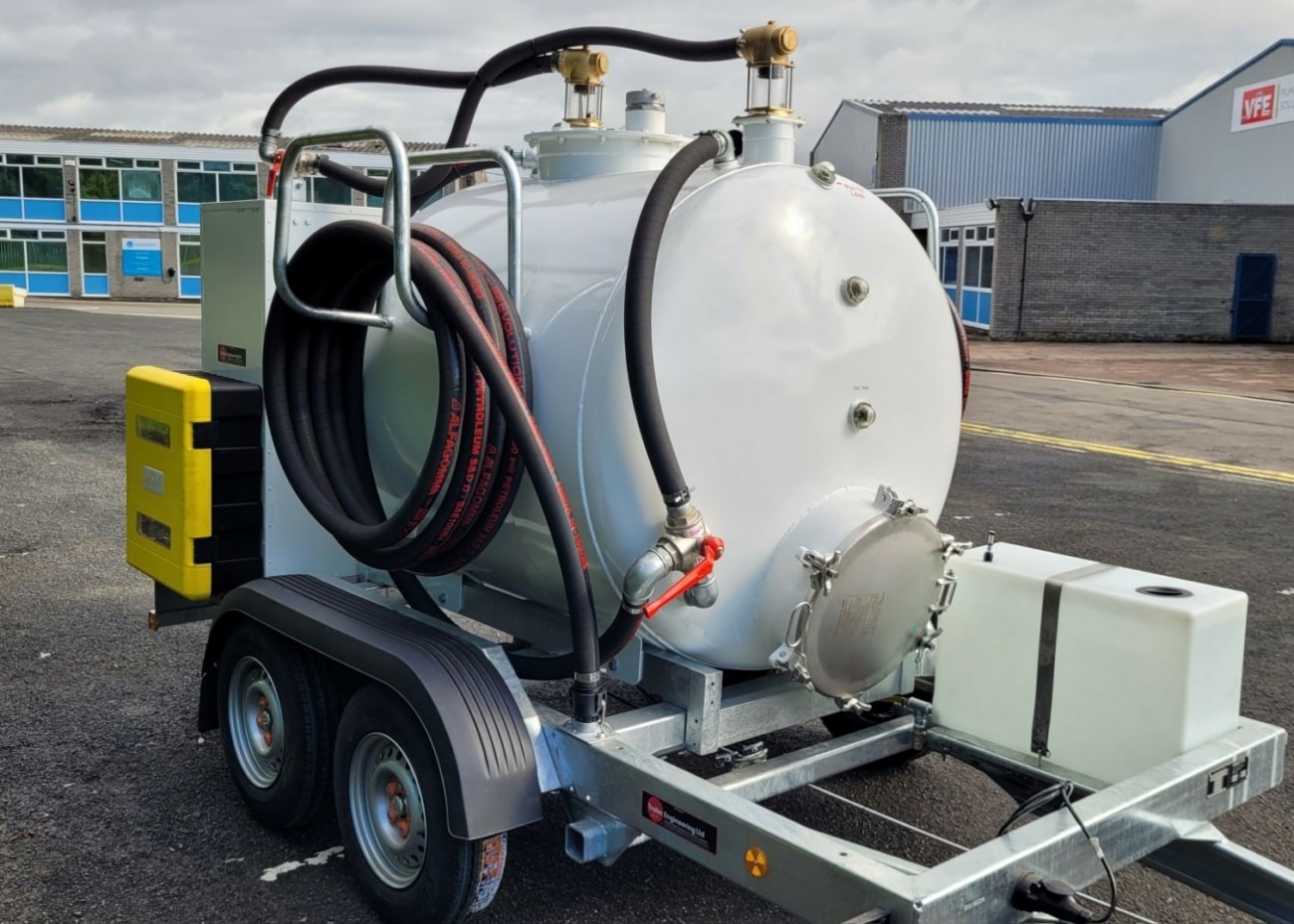 2000 Litre Waste Fuel Vacuum Tank For Sale UK