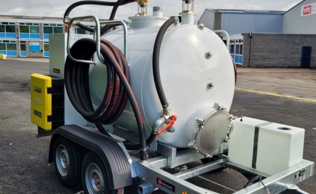 2000 Litre Waste Fuel Vacuum Tank For Sale UK