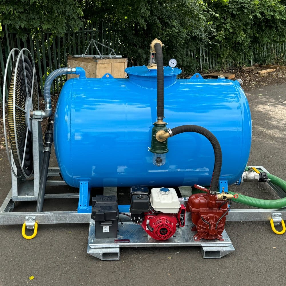 2000 Litre Skid Base Vacuum Tank - Trailer Engineering