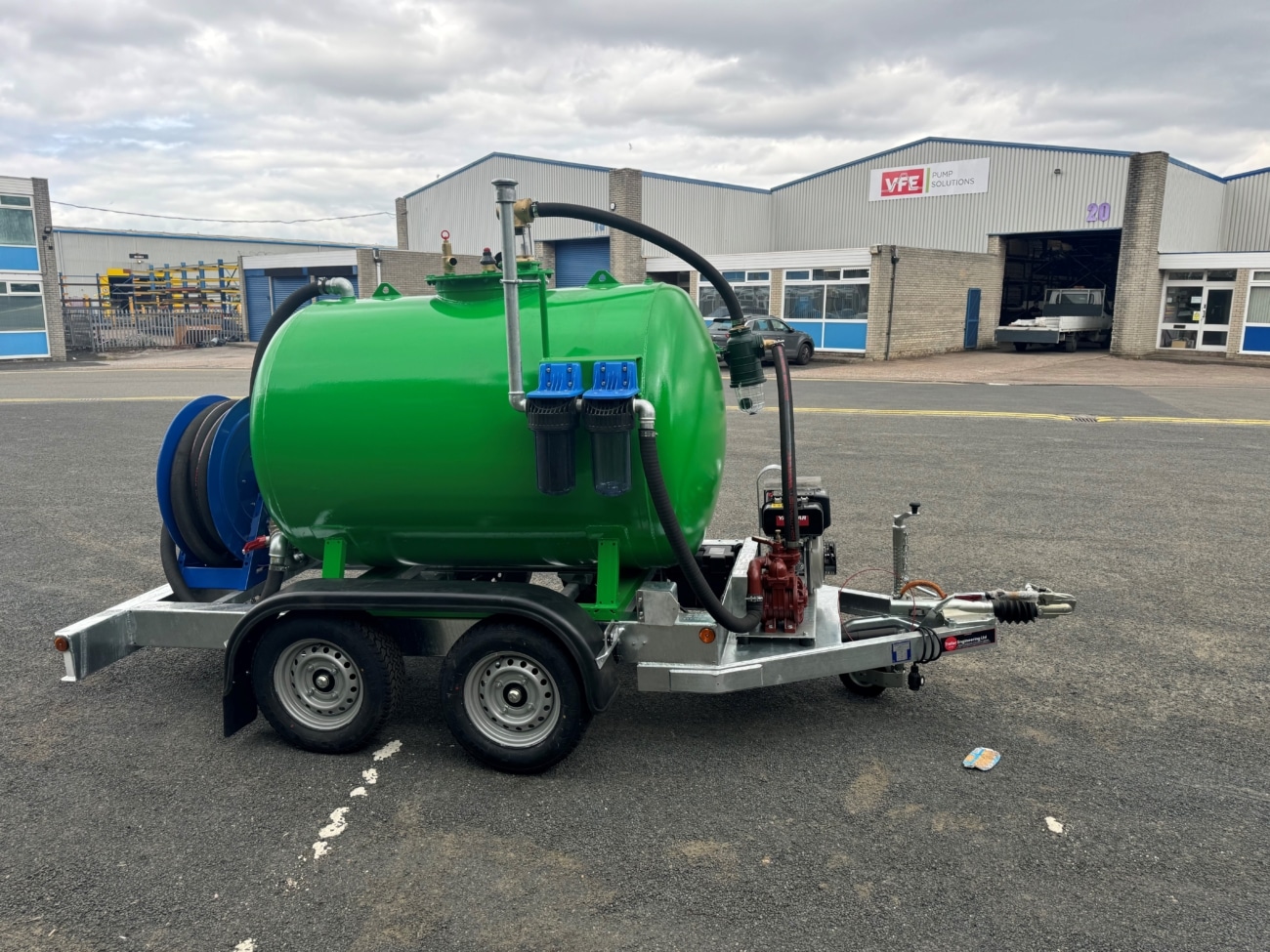 2000 Litre Waste Fuel Vacuum Tank - Trailer Engineering